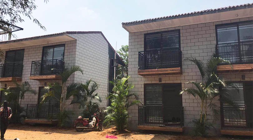 modern movable 2 floor small tiny modular prefabricated house